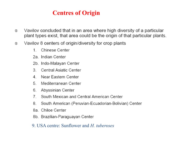 centres of origin GPB202 | PPT | Gardening | Home & Garden