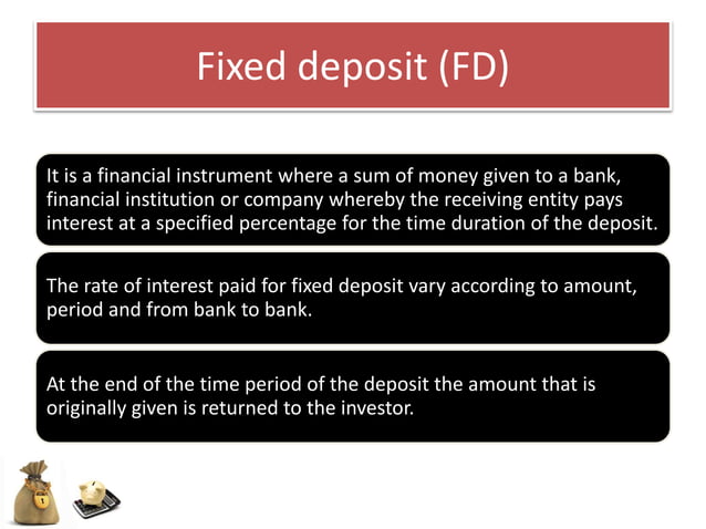 Fixed Deposits | PPT