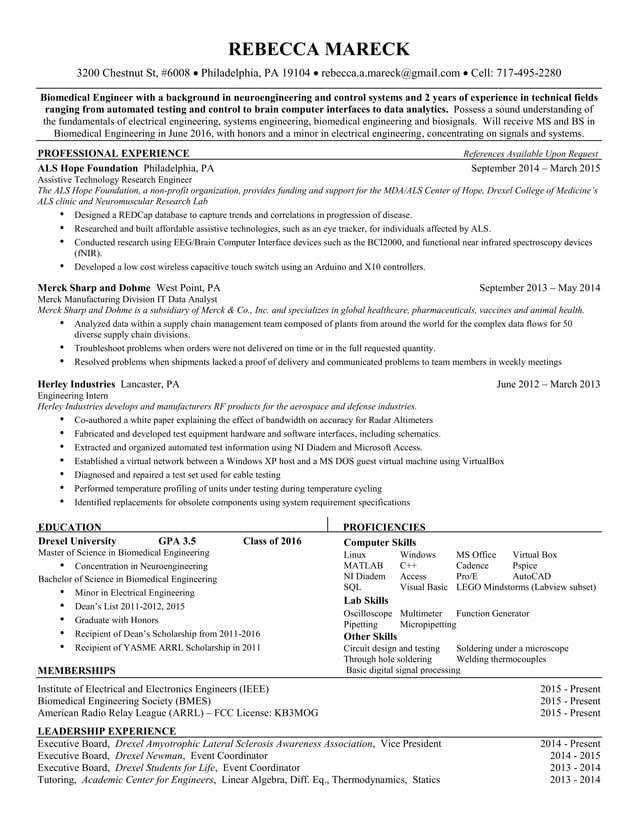 Mareck Resume | PDF