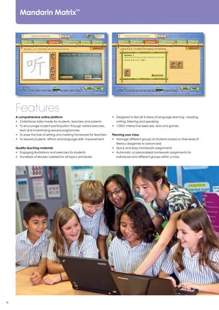 Mandarin Matrix BROCHURE 2013 | PDF