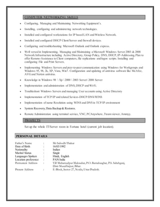 Adarsh cv | PDF