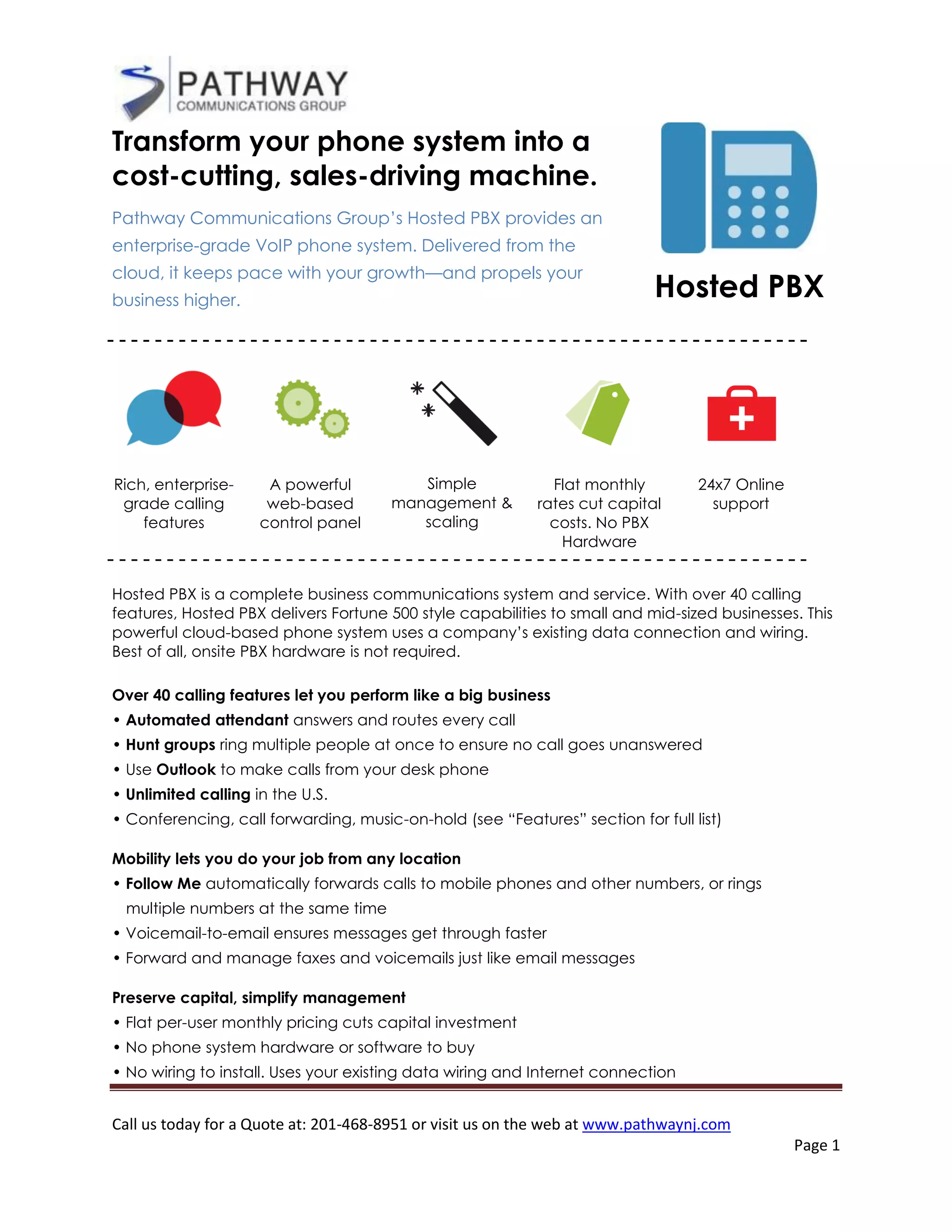 PBX-Brochure | PDF | Email | Internet