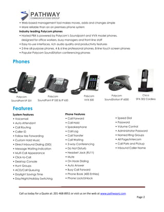 PBX-Brochure | PDF | Email | Internet