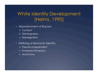 Becoming White Final | PPT