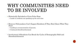 Urban Revitalization and Citizen Involvement Presentation | PPTX