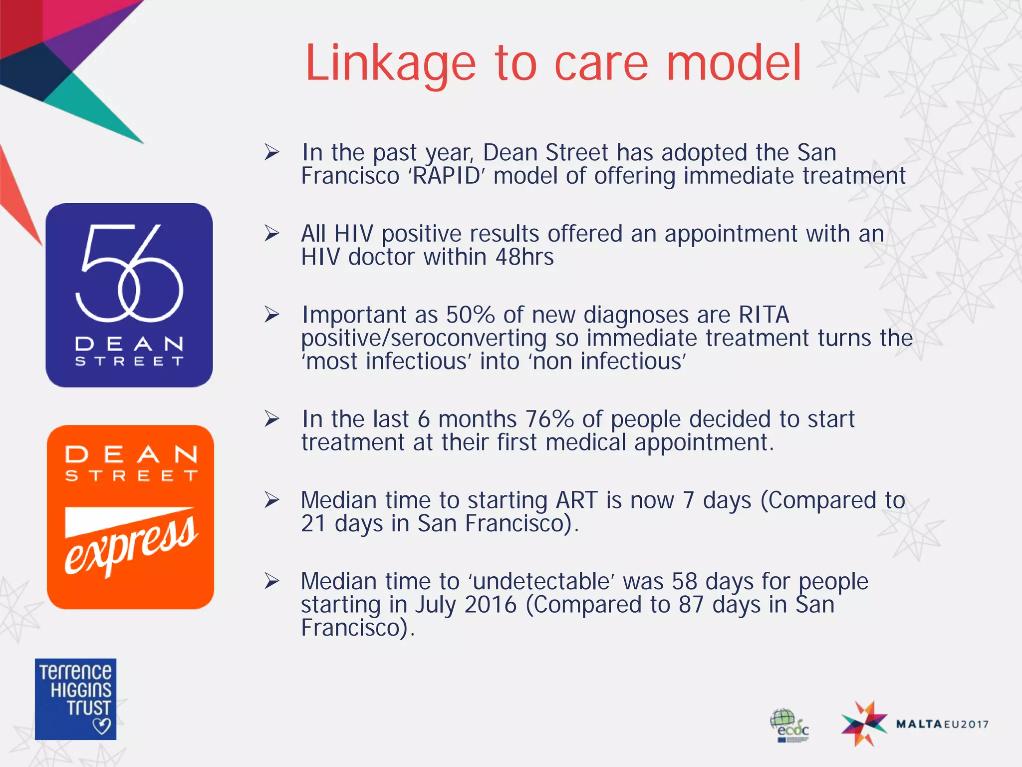Facilitating HIV testing and linkage to care - the UK experience | PPT