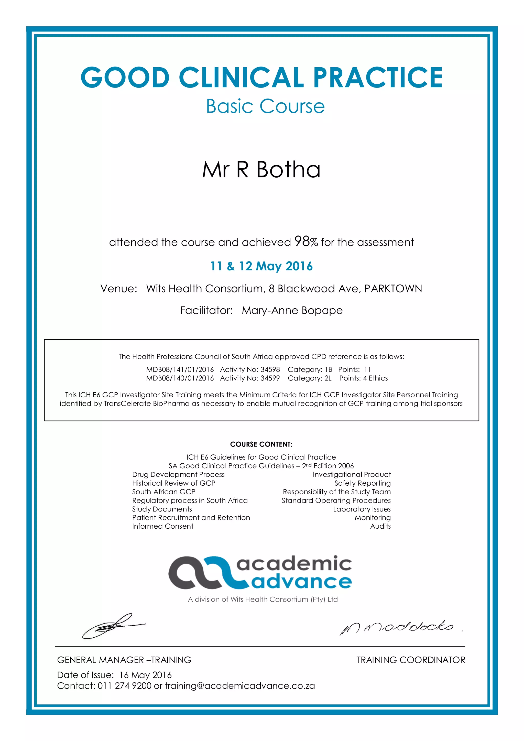 GCP Certificate | PDF | Free Download