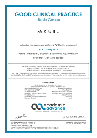 GCP Certificate | PDF