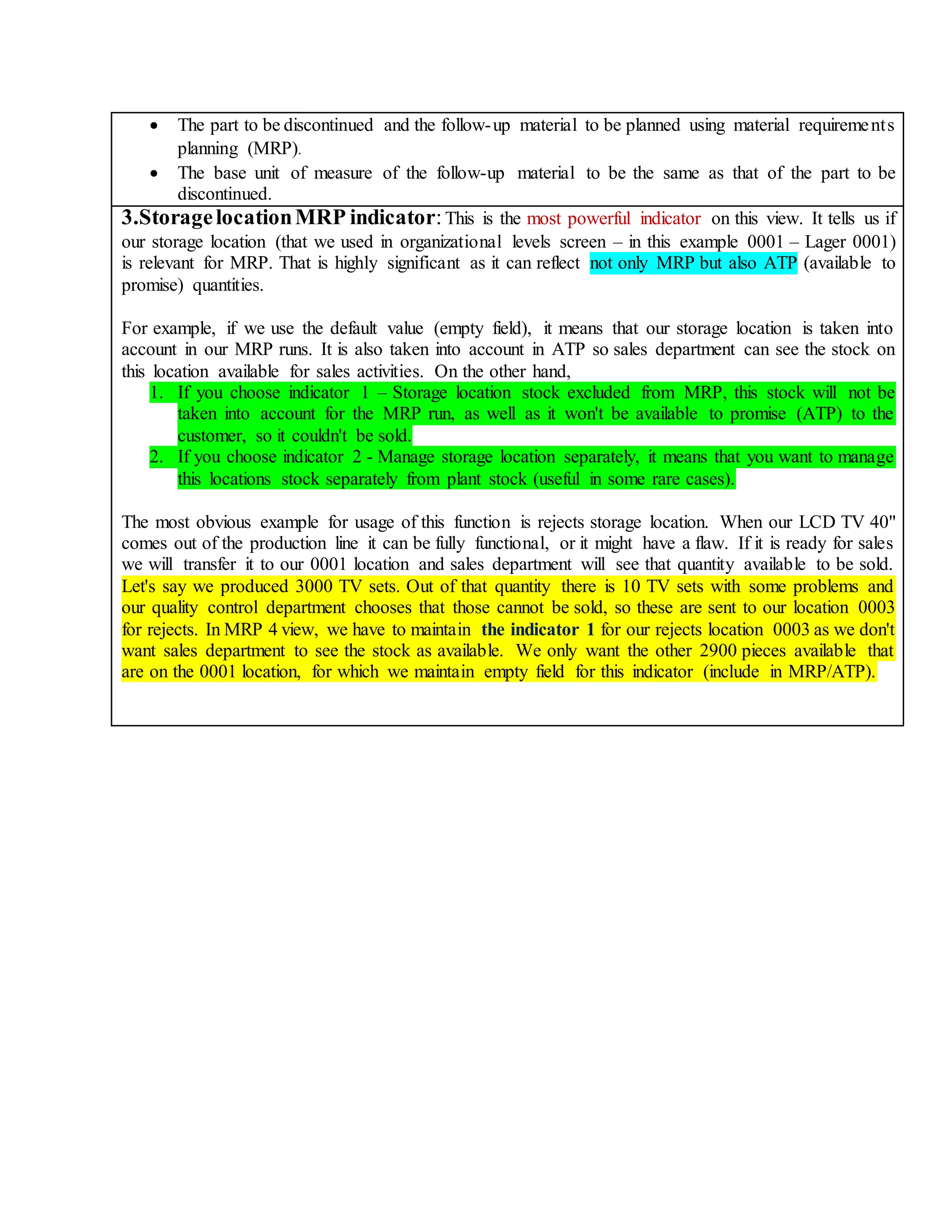 MRP views in Material Master | DOCX