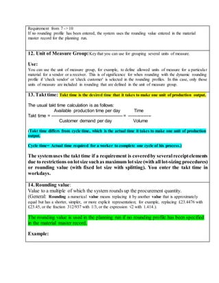 MRP views in Material Master | DOCX