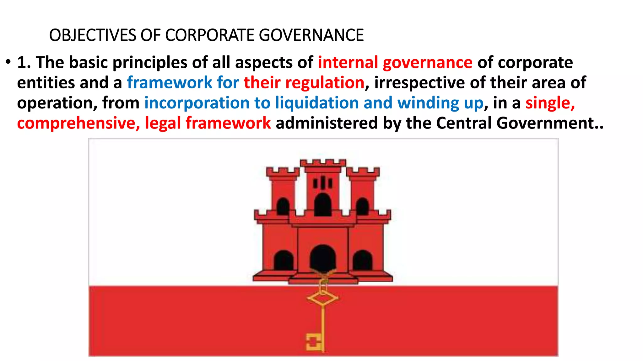 objectives of corporate governance | PPTX