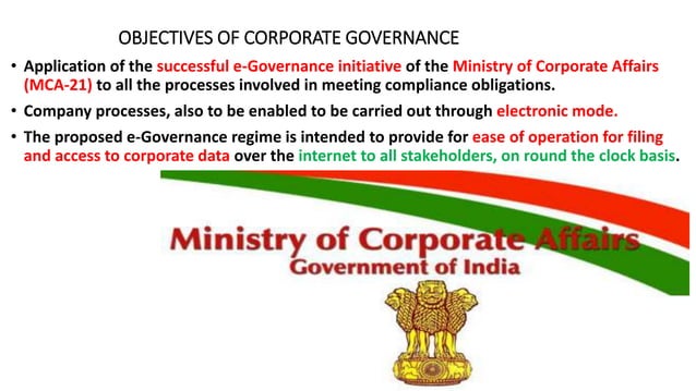 objectives of corporate governance | PPTX | Business Accounting ...
