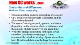 Security in cloud (and grid) computing Overview | PPTX