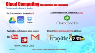 Security in cloud (and grid) computing Overview | PPTX