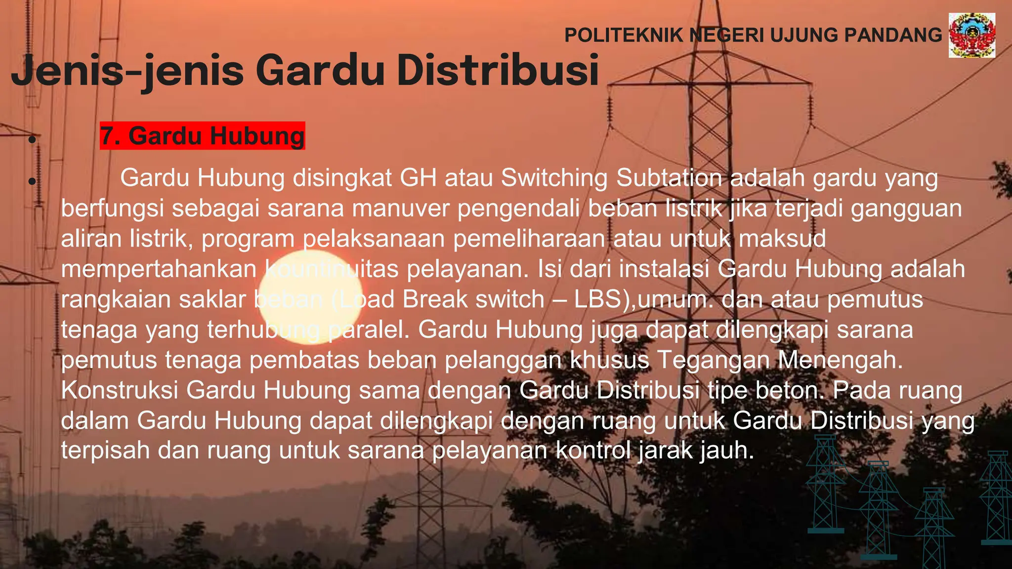 GARDU DISTRIBUSI SISTEM TENAGA LISTRIK 20 kv/380 V/220V | PPTX