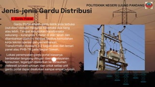 GARDU DISTRIBUSI SISTEM TENAGA LISTRIK 20 kv/380 V/220V | PPTX