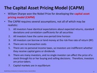 Model harga modal aset dalam keuangan manajemen | PPT