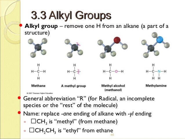 Alkyl Group Structure