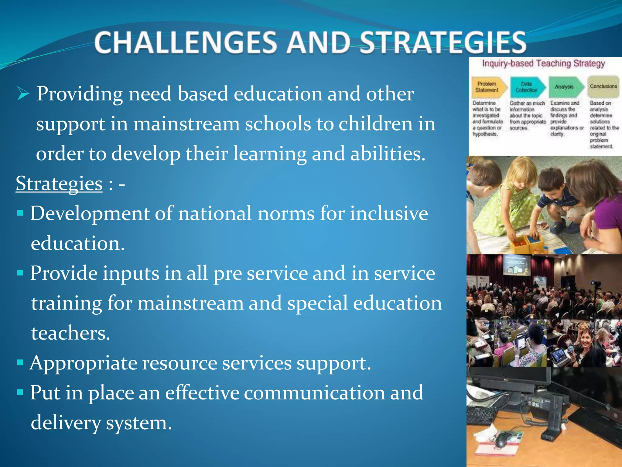 3 challenges in inclusive education | PPTX