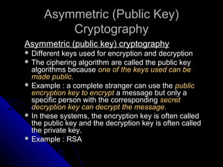 Secure Encyrption Systems Chapter 2 | PPT