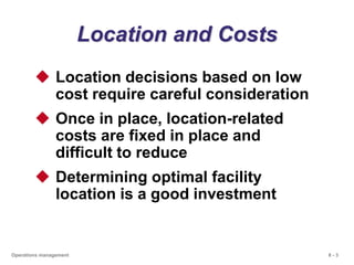 3 Chapter 5 facilities location.ppt