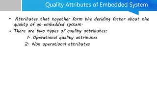 Characteristics of Embedded Systems | PPTX