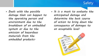 Characteristics of Embedded Systems | PPTX