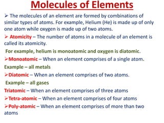 ATOMS AND MOLECULE PART -1 | PPTX