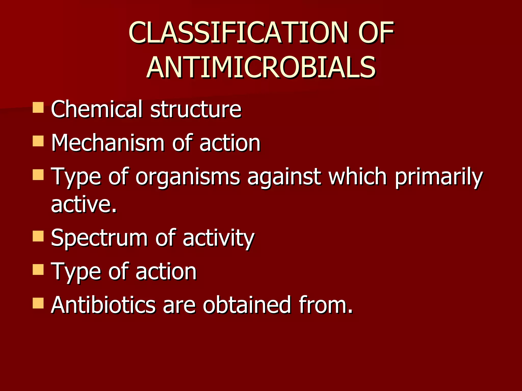 Antimicrobials | PPT