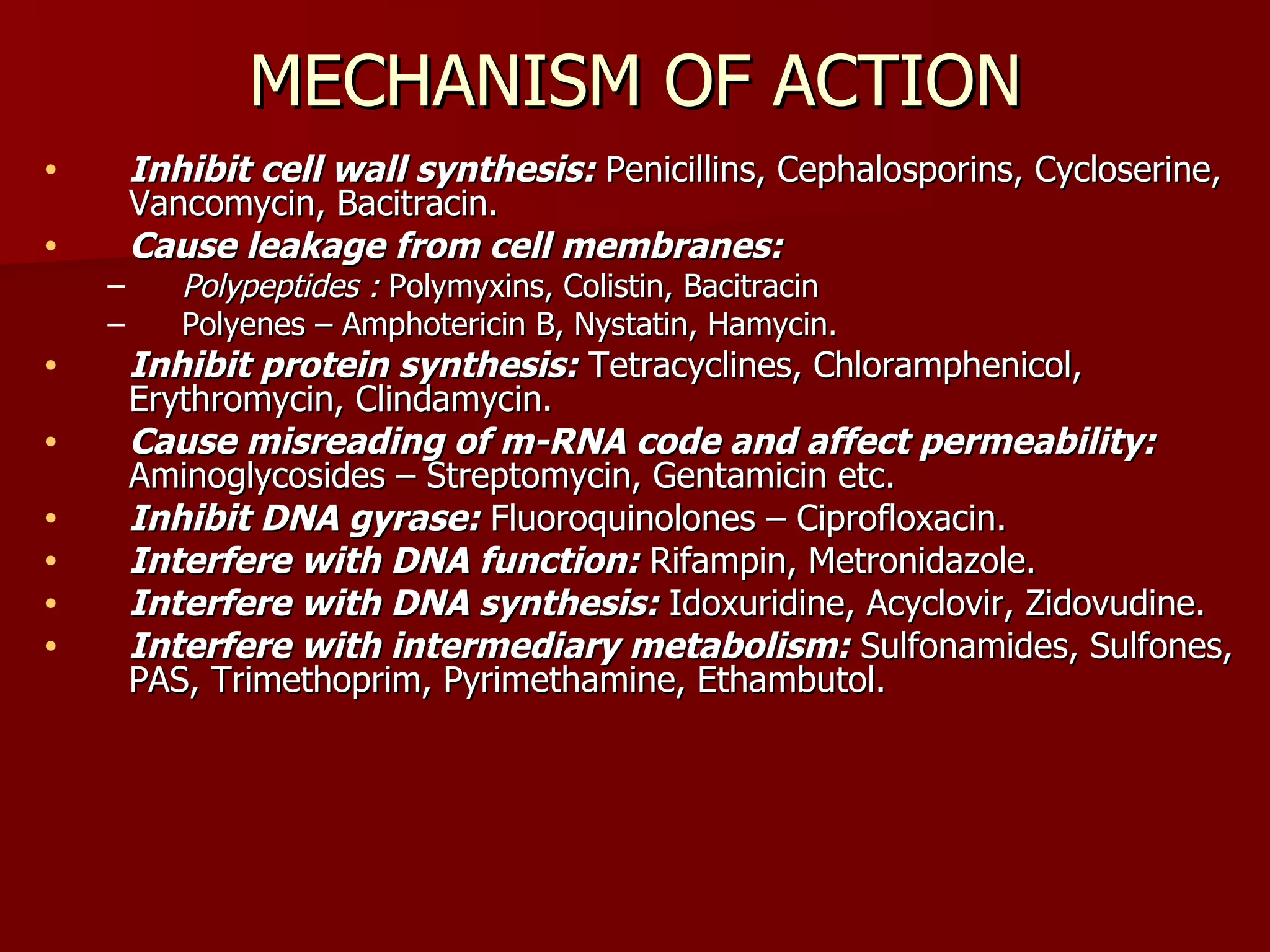 Antimicrobials | PPT
