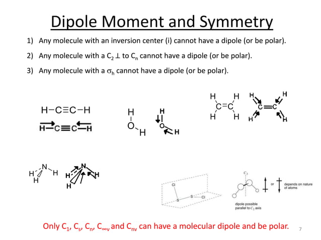 3 CHM 5710 Dipole Moments and Chirality.pptx | Chemistry | Science