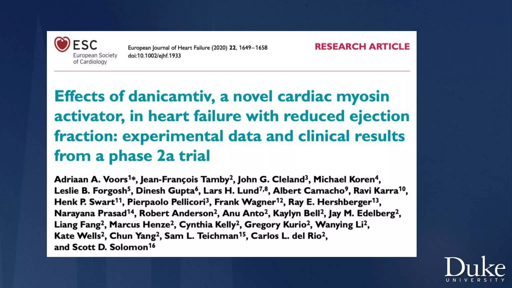 Myosin Modulators: Omecamtiv and Mavacamten | PPTX