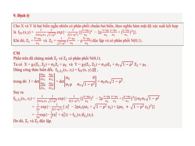 PHÂN PHỐI CHUẨN HAI BIẾN _ BIVARIATE NORMAL DISTRIBUTION | PDF