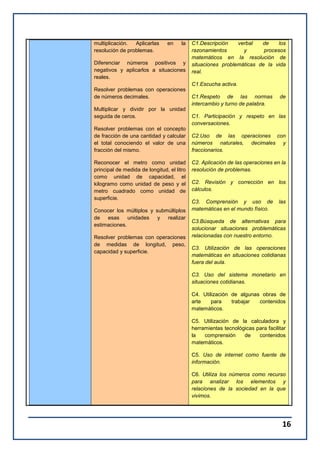3 ciclo matematicas | PDF