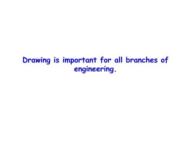 Engineering Drawing | PPT | Drawing and Sketching | Arts and Crafts