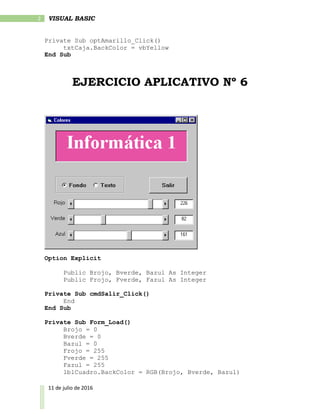 clase visual basic | PDF
