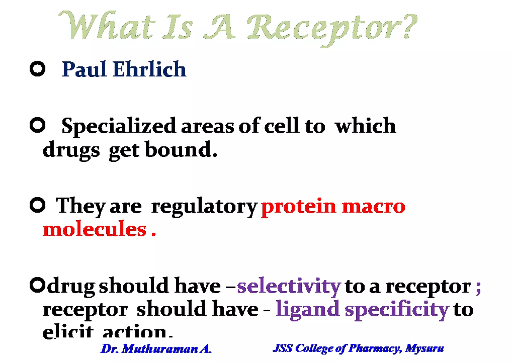 3 classification of receptors | PPT