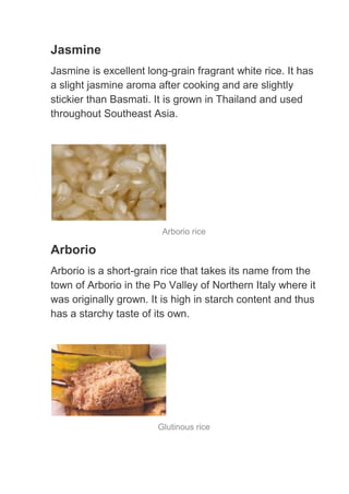3 classifications for rice length | DOCX
