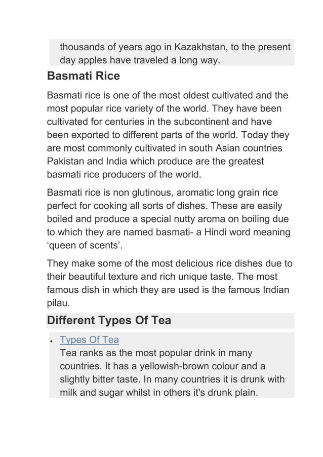 3 classifications for rice length | DOCX