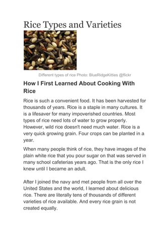 3 classifications for rice length | DOCX