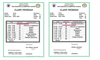 3 class program 2013 2014 | PPT