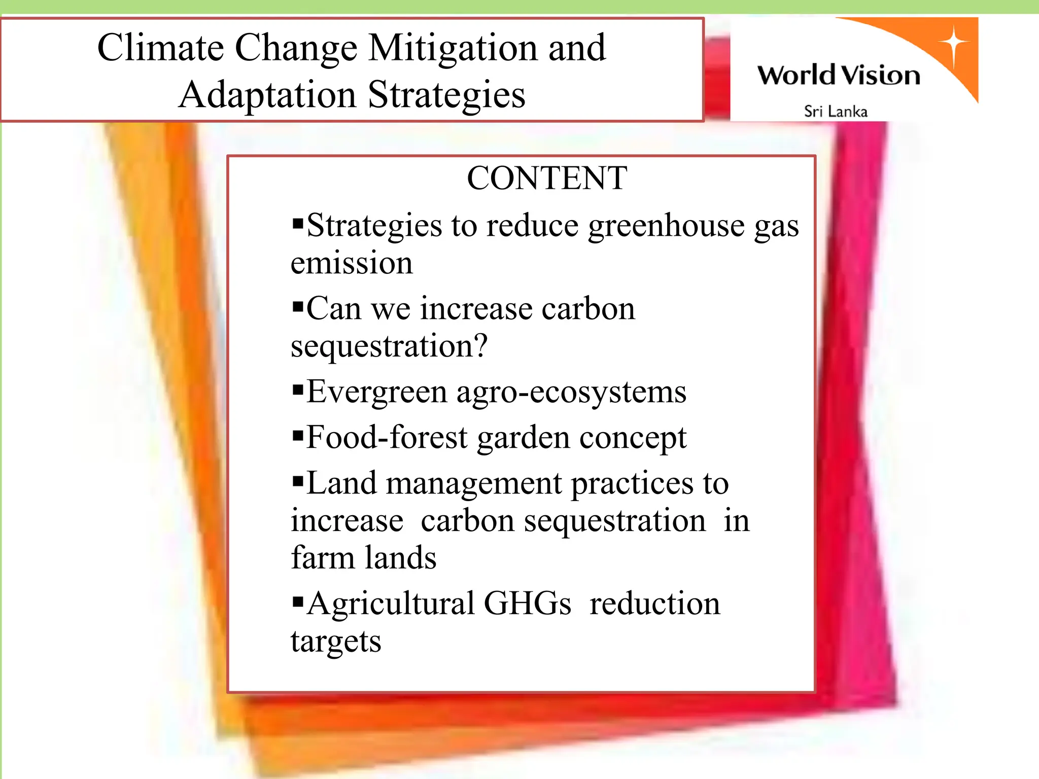 3 Climate change mitigation and adaptation | PPT