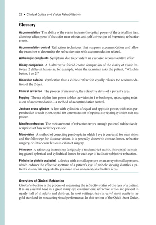 Clinical Optics & Vision Rehabilitation | PDF