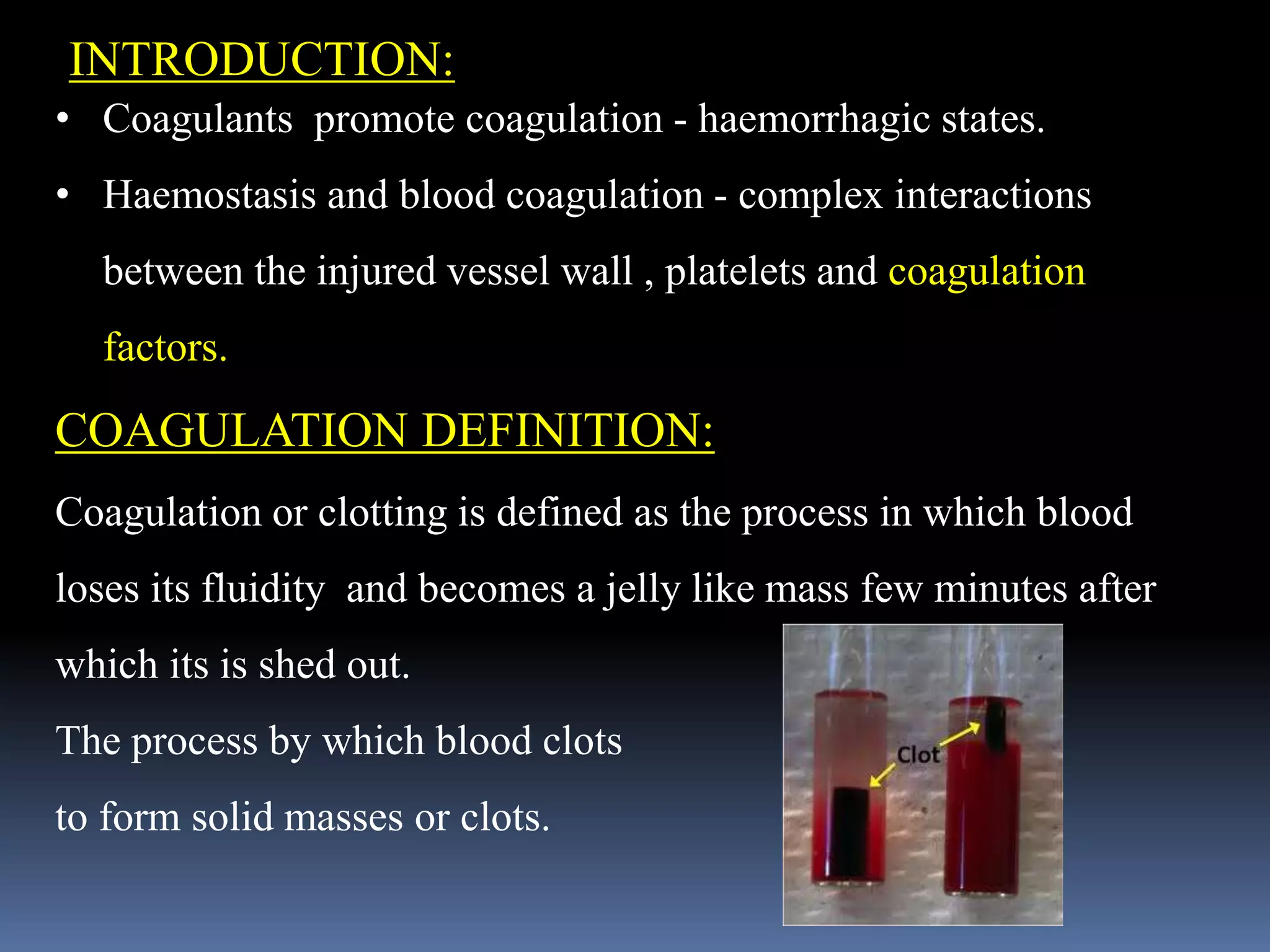 COAGULATION FACTORS AND DENTAL PROCEDURES | PPTX