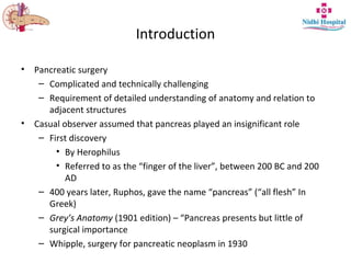 Resectional Anatomy of Pancreas | PPT