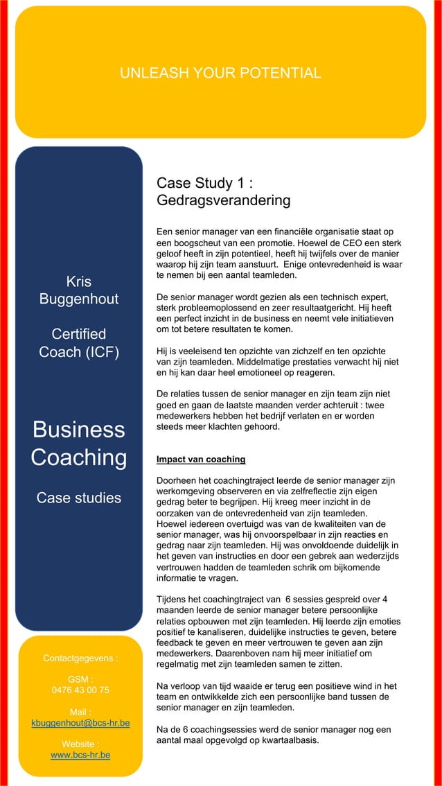 3 coaching case studies | PDF