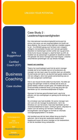 3 coaching case studies | PDF