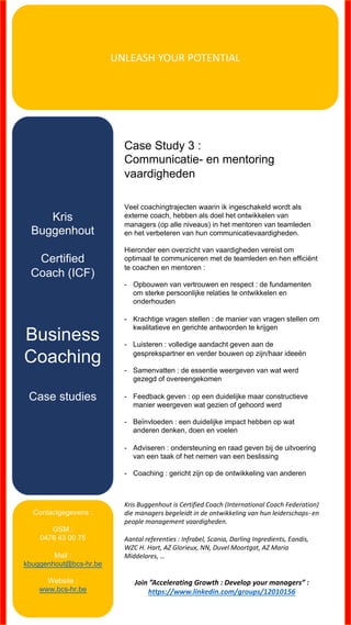 3 coaching case studies | PDF