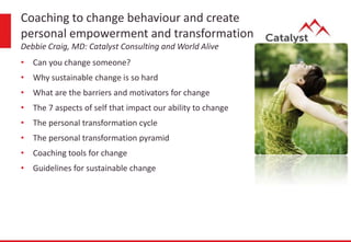 Coaching for Personal Empowerment | PPT