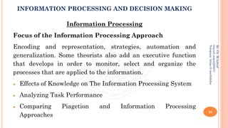 Unit-3 Cognitive Development | PDF